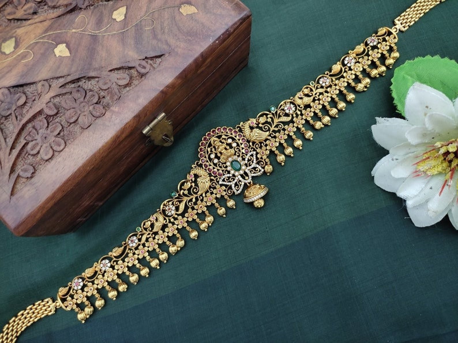 Antique Laxmi Hip Chain/saree Challa Kamarbandh/kamarpatta Belly Chain ...