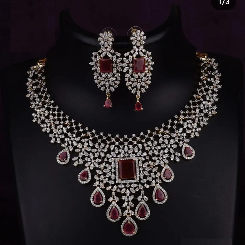Pakistani Bridal Jewelry Set - Etsy