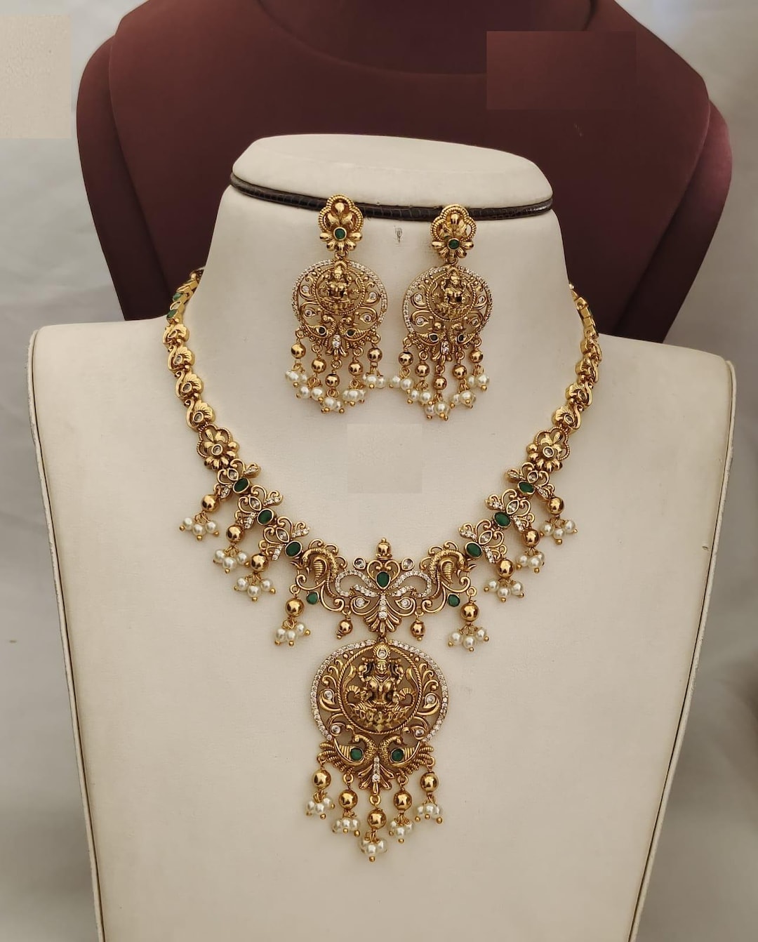 Premium Handcrafted Victorian Jewelry Necklace Set/bridal Necklace Set ...