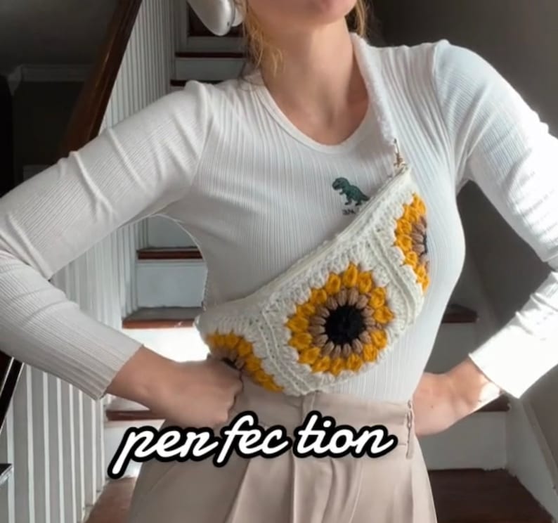 Sunflower and Sunshine Crochet Crossbody Bag PATTERN ONLY - Etsy
