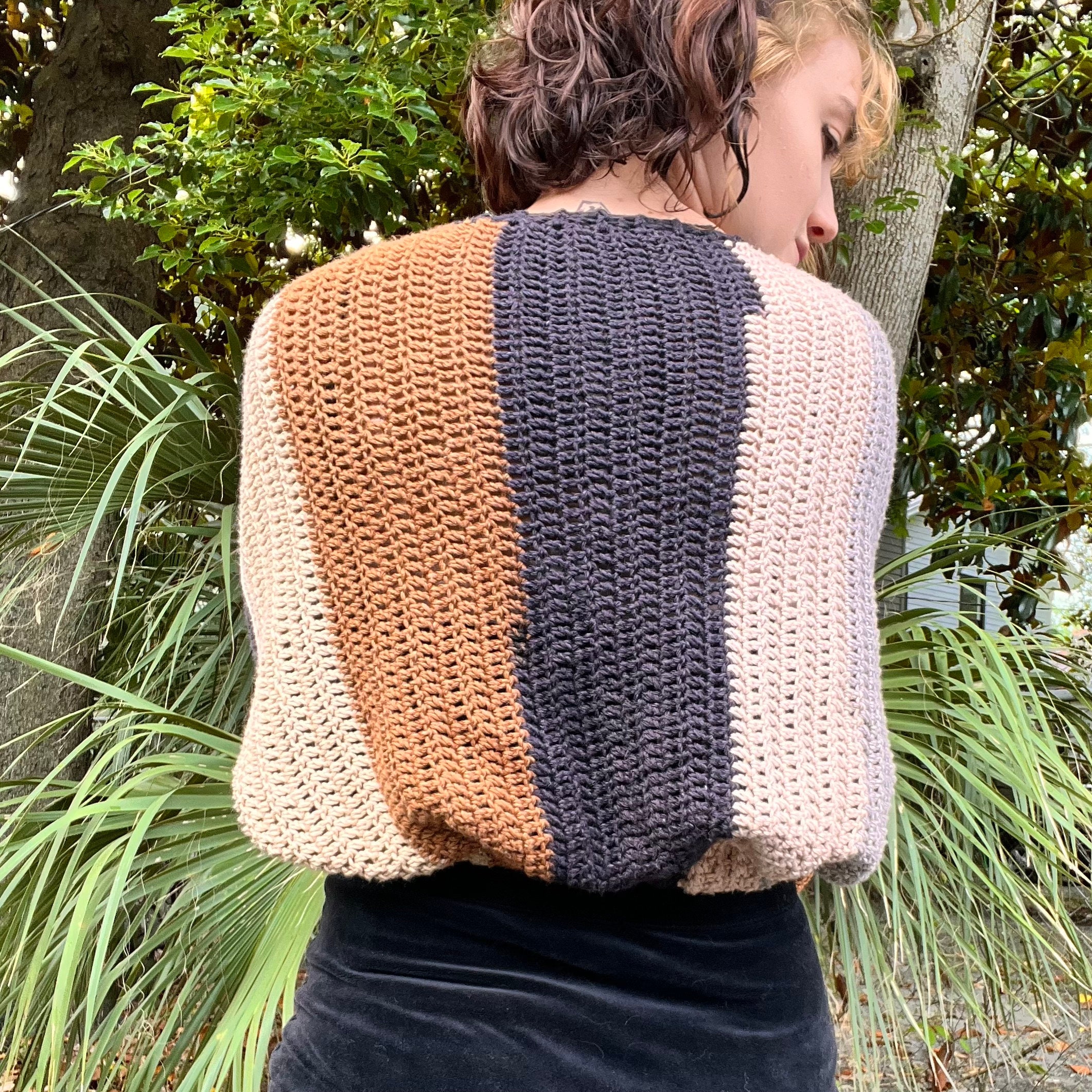 Coffee Date Crochet Sweater !!PATTERN ONLY!!!! - Batwing, Custom Sizing ...