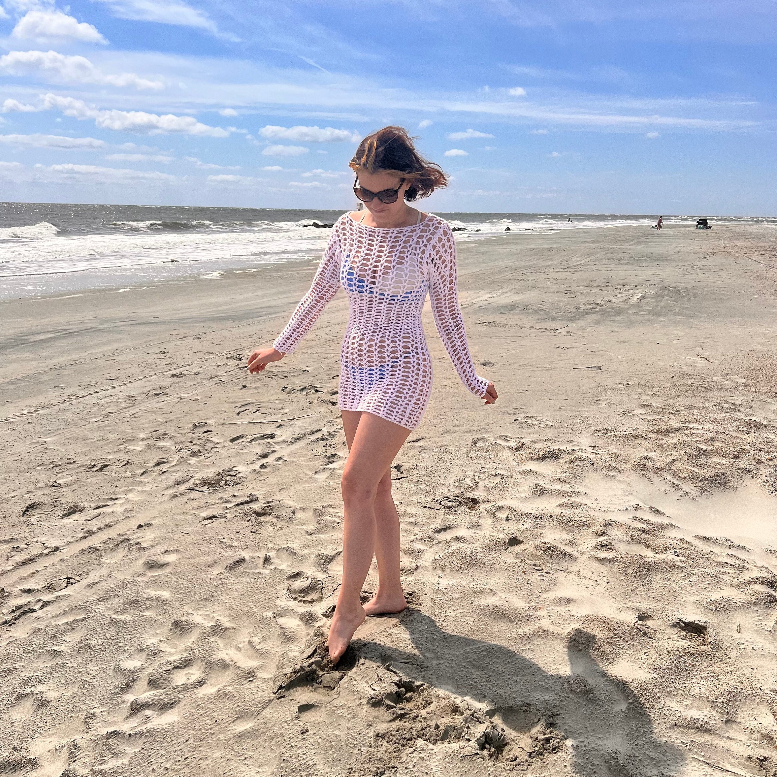Very Beachy Midi Swimsuit Coverup - **CROCHET PATTERN ONLY** - Etsy