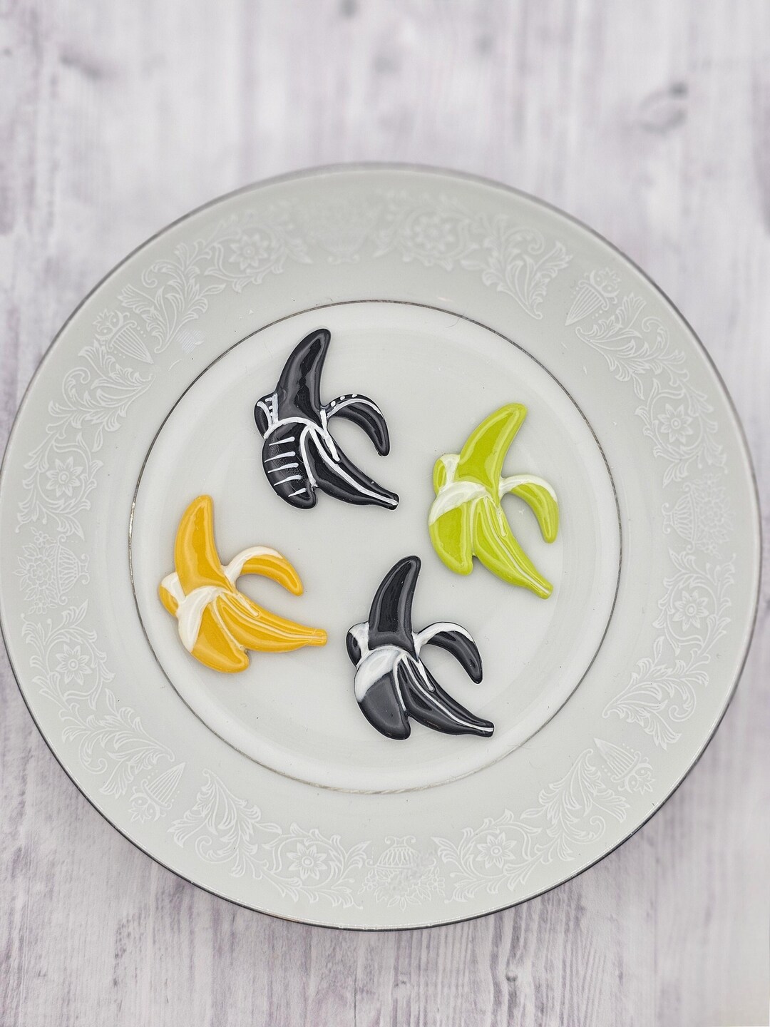 Banana Magnets, Multiple Styles Polymer Clay Handcrafted Unique ...