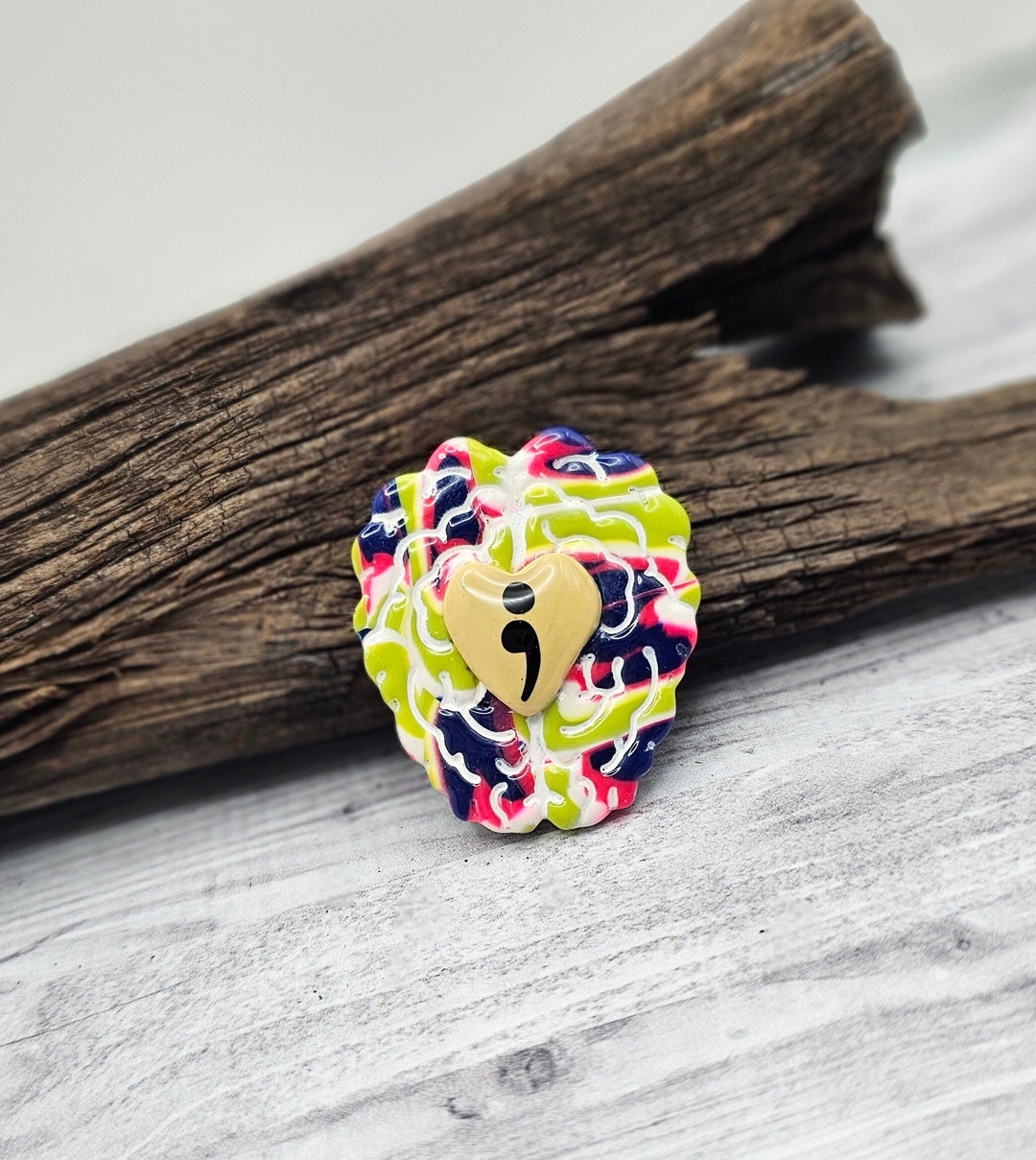 Awareness Brain Magnet, Multiple Styles 2 Inch Handcrafted From Polymer ...