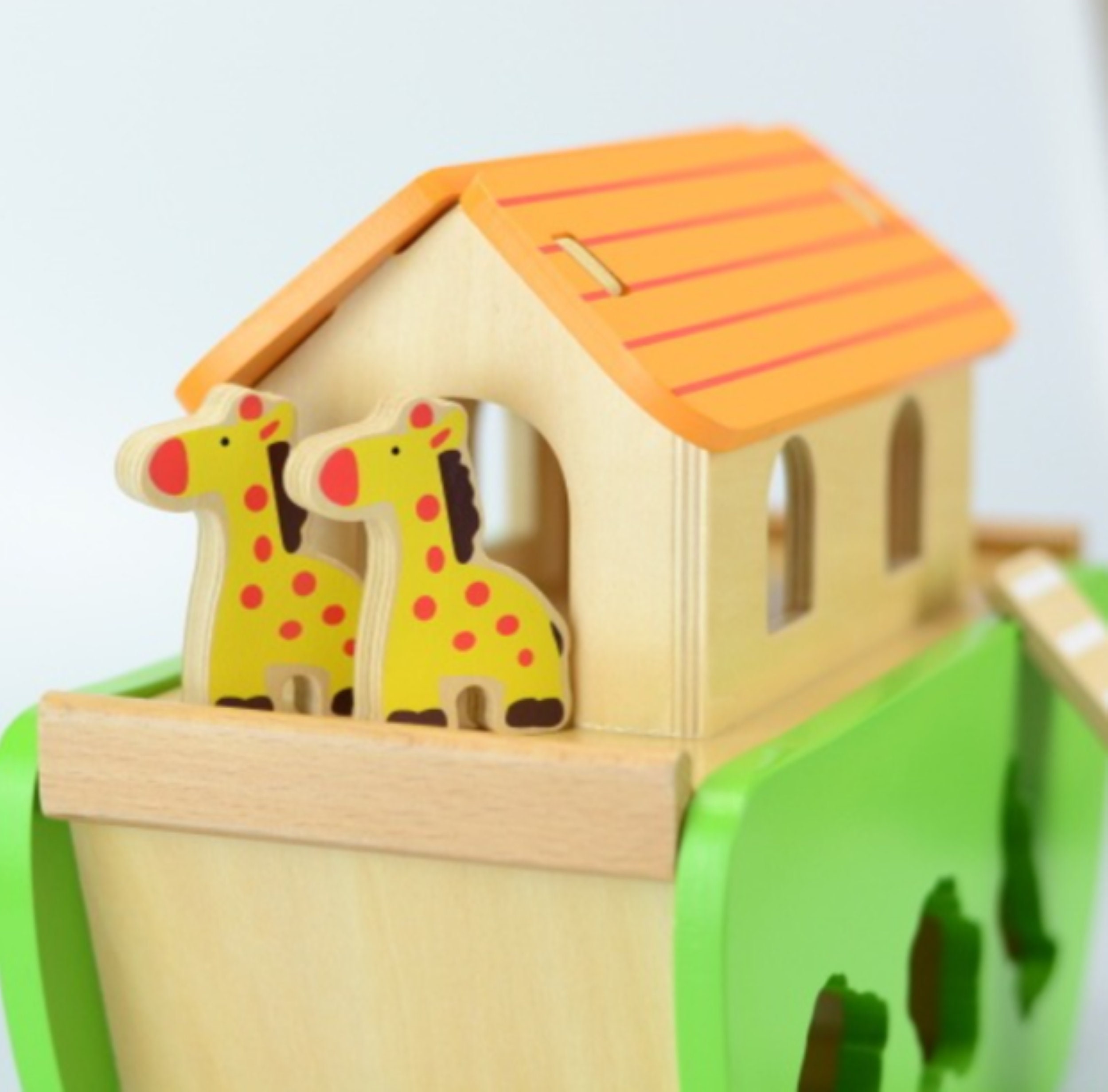 Personalised Wooden Noah's Ark | Shape Sorter Gifts | Toddler Birthday ...