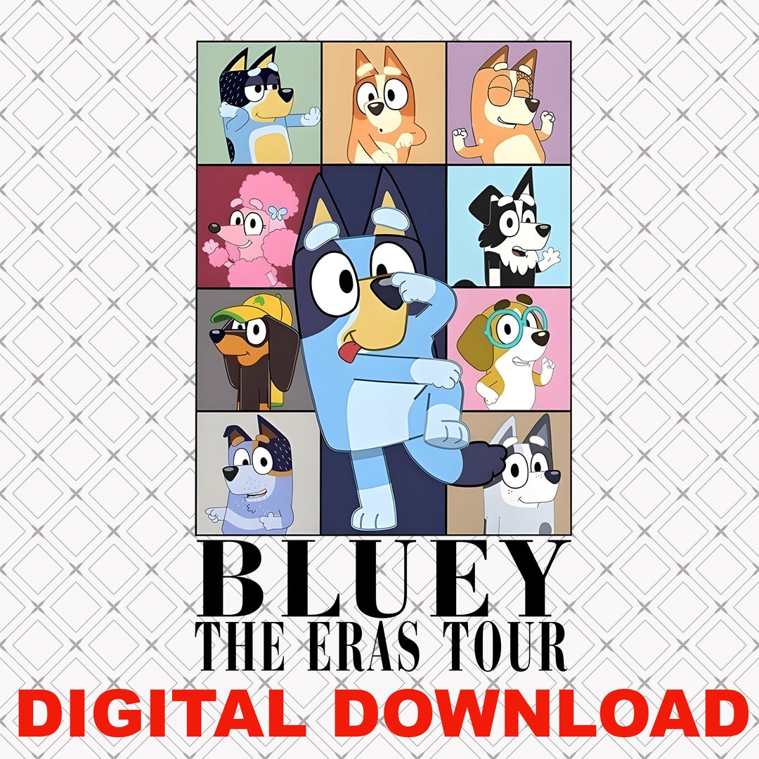 Bluey The Eras Tour Png, Bluey Friends Png, Bluey Png, Bluey Familia ...