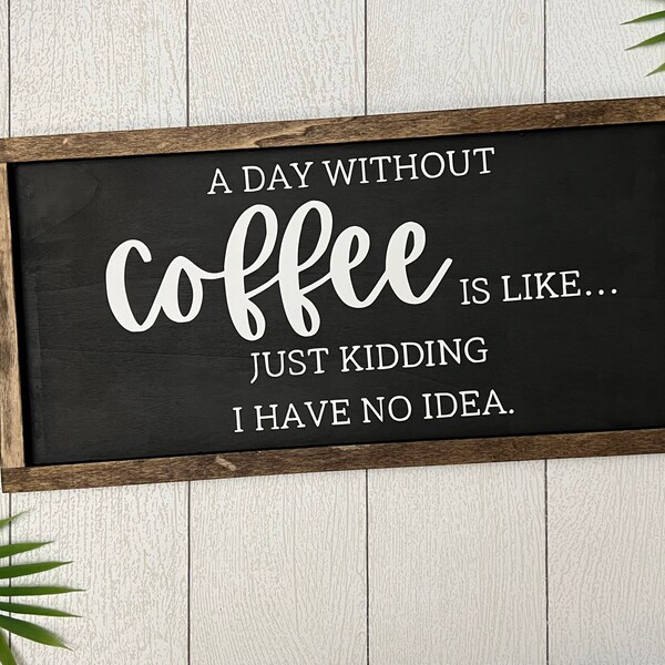 Funny Coffee Sign - Etsy