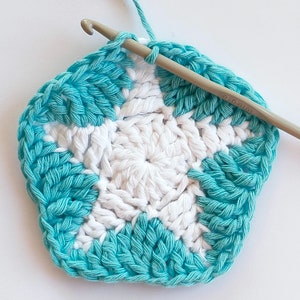 Granny Square Crochet Pattern Bundle, 2 Celestial Tutorials: Star and ...