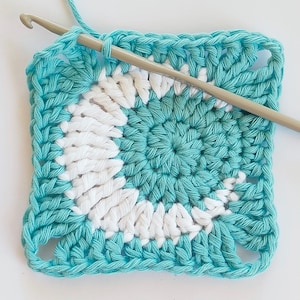 Granny Square Crochet Pattern Bundle, 2 Celestial Tutorials: Star and ...