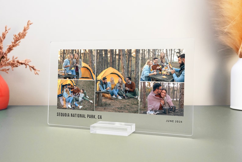 Personalized Travel Photo Plaque: Acrylic Vacation Keepsake - Etsy