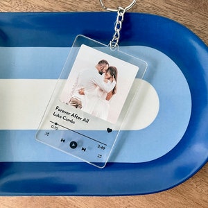 Custom Photo Music Keychain: Personalized Acrylic Song Gift, MK01 - Etsy