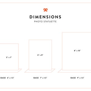 Custom Photo Statuette Acrylic Photo Cutouts Custom Photo Sculptures ...