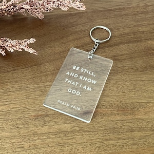 Bible Verse Keychain • Bible Art • Christian Gifts for Women ...