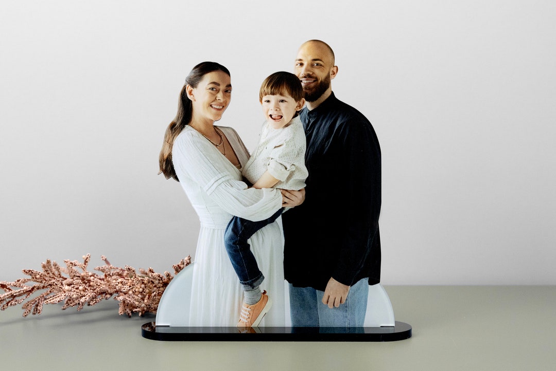 Custom Photo Statuette, Acrylic Photo Cutouts, Custom Photo Sculptures ...