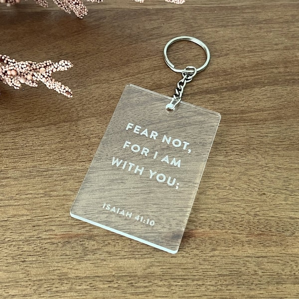 Bible Verse Keychain - Etsy