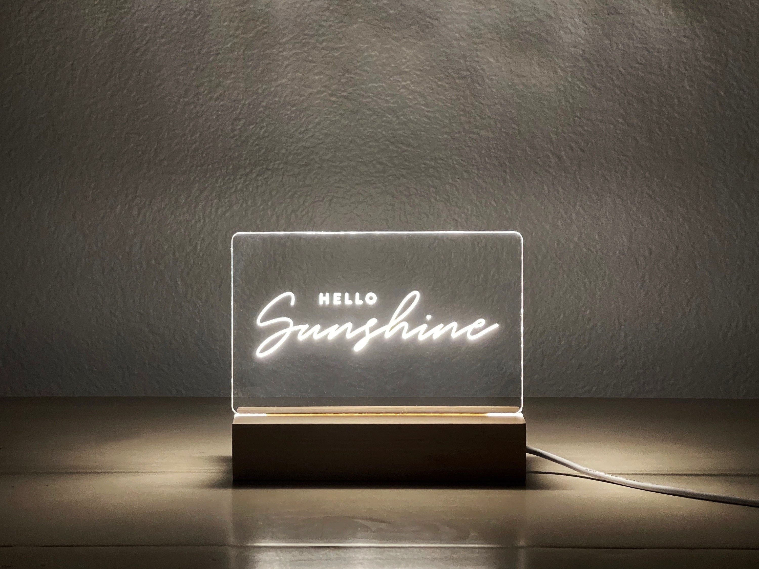 Inspirational Quote LED Light Custom Quote Sign custom LED - Etsy