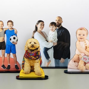 Custom Photo Statuette, Acrylic Photo Cutouts, Custom Photo Sculptures ...