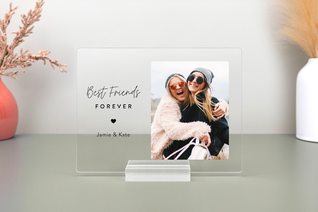 Best Friend Photo Plaque, Gifts for Best Friend, Birthday Gift, Sister ...