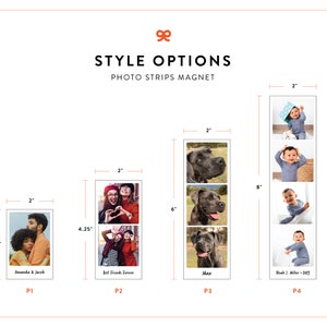 Personalized Photo Strip Magnet: Acrylic Fridge Magnet, Couples Gift ...