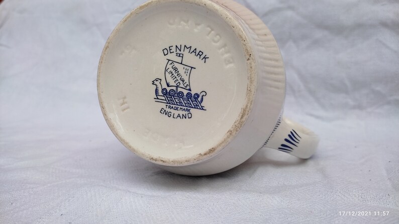 Furnival Denmark Vintage Milk Jug/pot for Kitchen/collection ,large ...