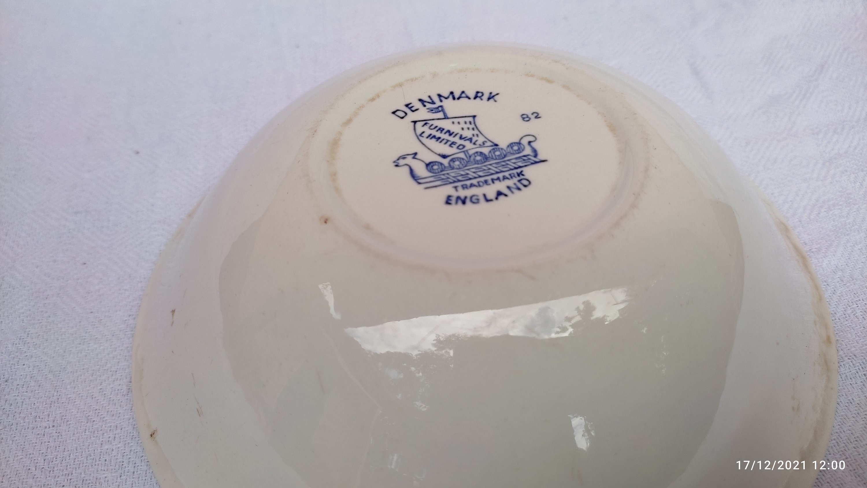 3 Furnival Denmark Pattern Fruit /cereal Bowls ,vintage Bowl for ...