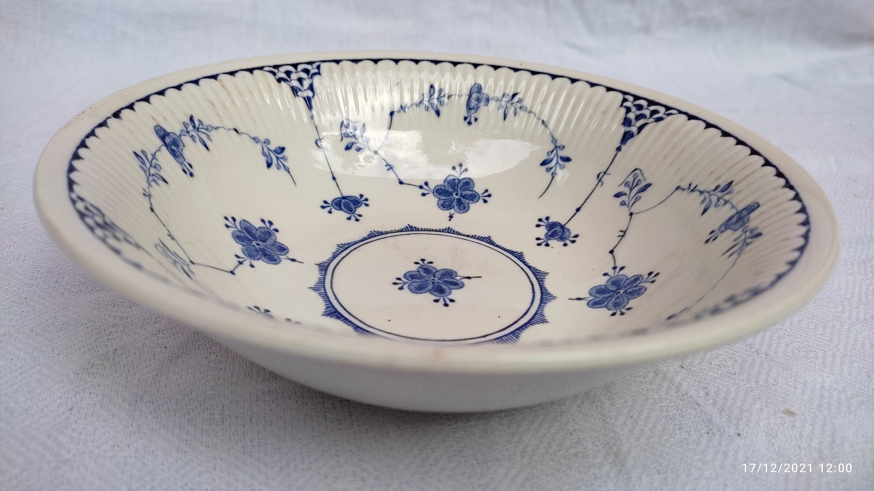 3 Furnival Denmark Pattern Fruit /cereal Bowls ,vintage Bowl for ...