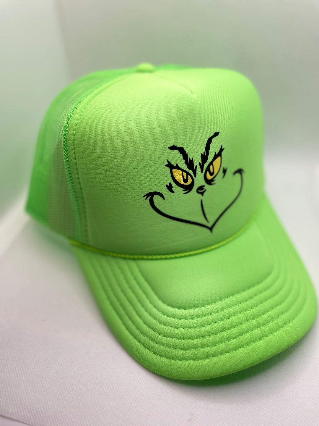 Grinch Trucker Hat - Etsy