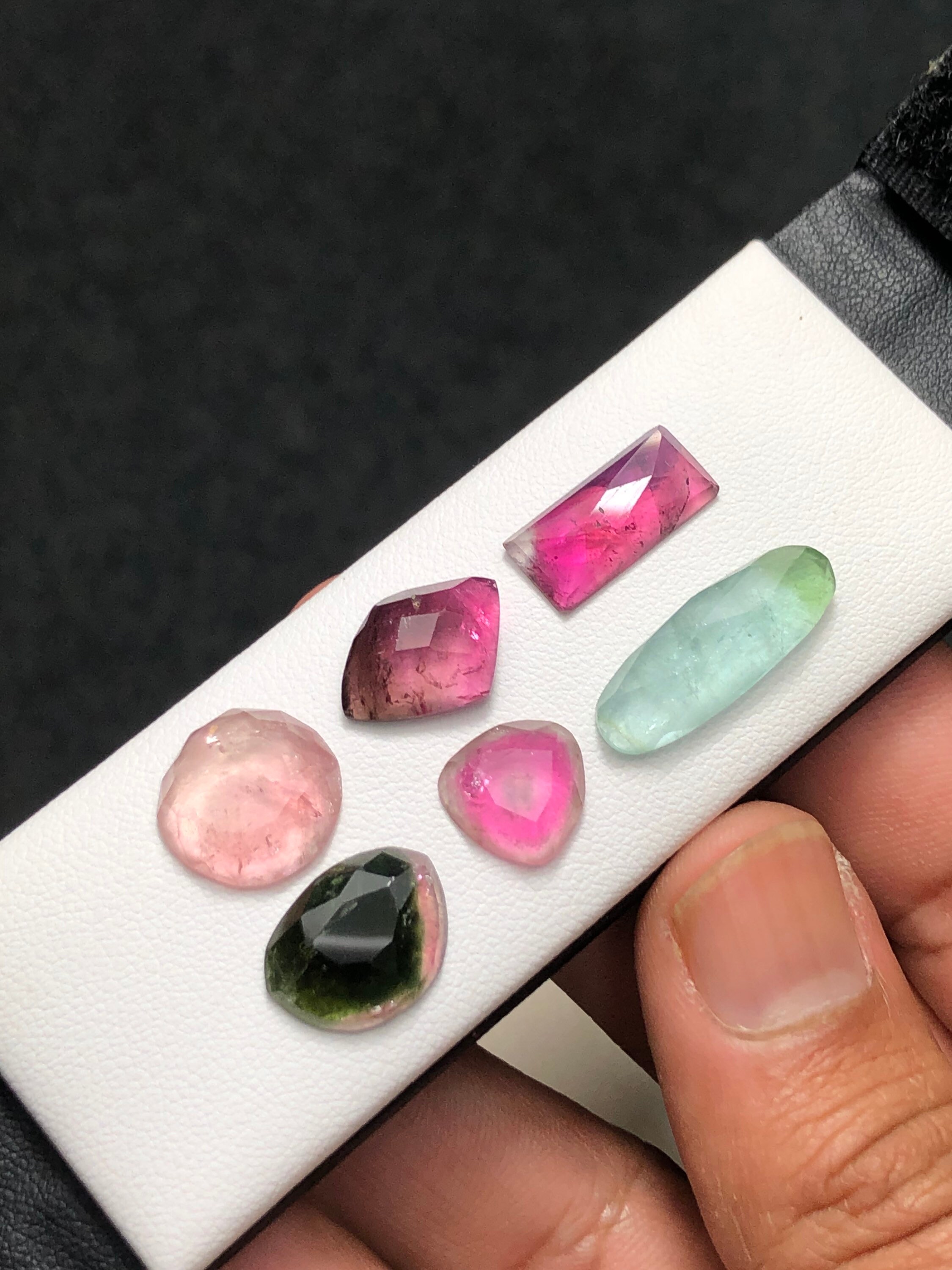 29 Carats Carats Natural Lot of Colorful Pieces of Tourmaline - Etsy ...
