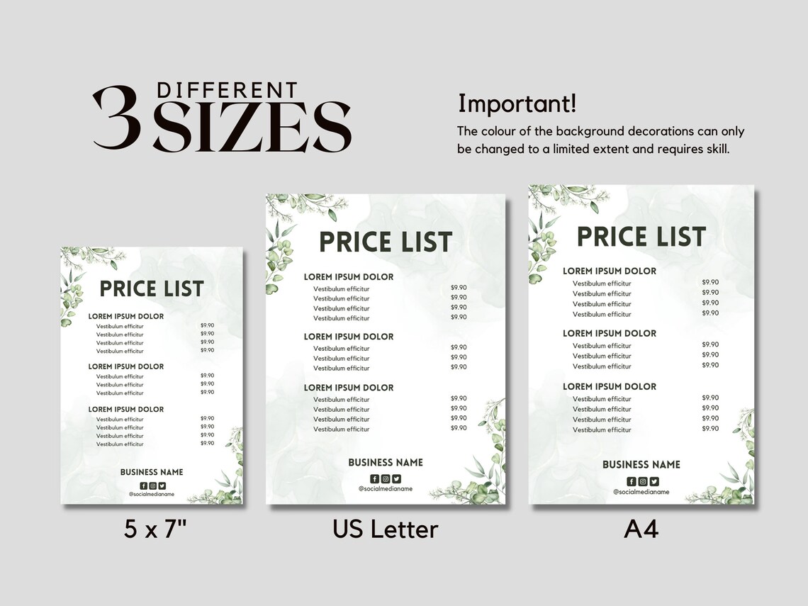 Printable Price List and Scan to Pay, Payment Sign, QR Code Sign ...