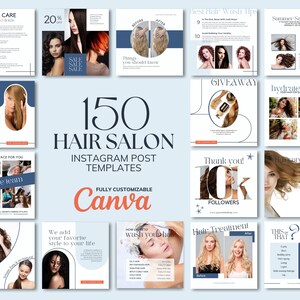 Haircare Instagram Templates, Hair Stylist Instagram Post, Hair Care ...