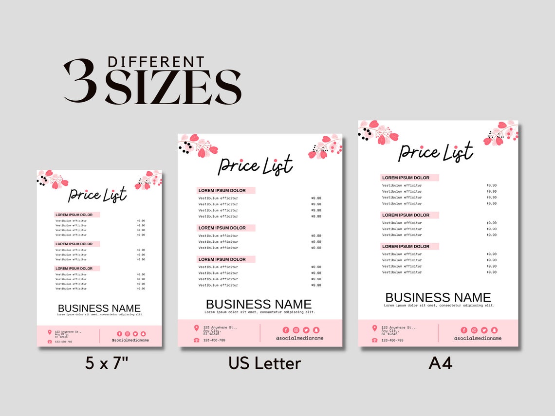 Printable Price List and Scan to Pay, Payment Sign, QR Code Sign ...