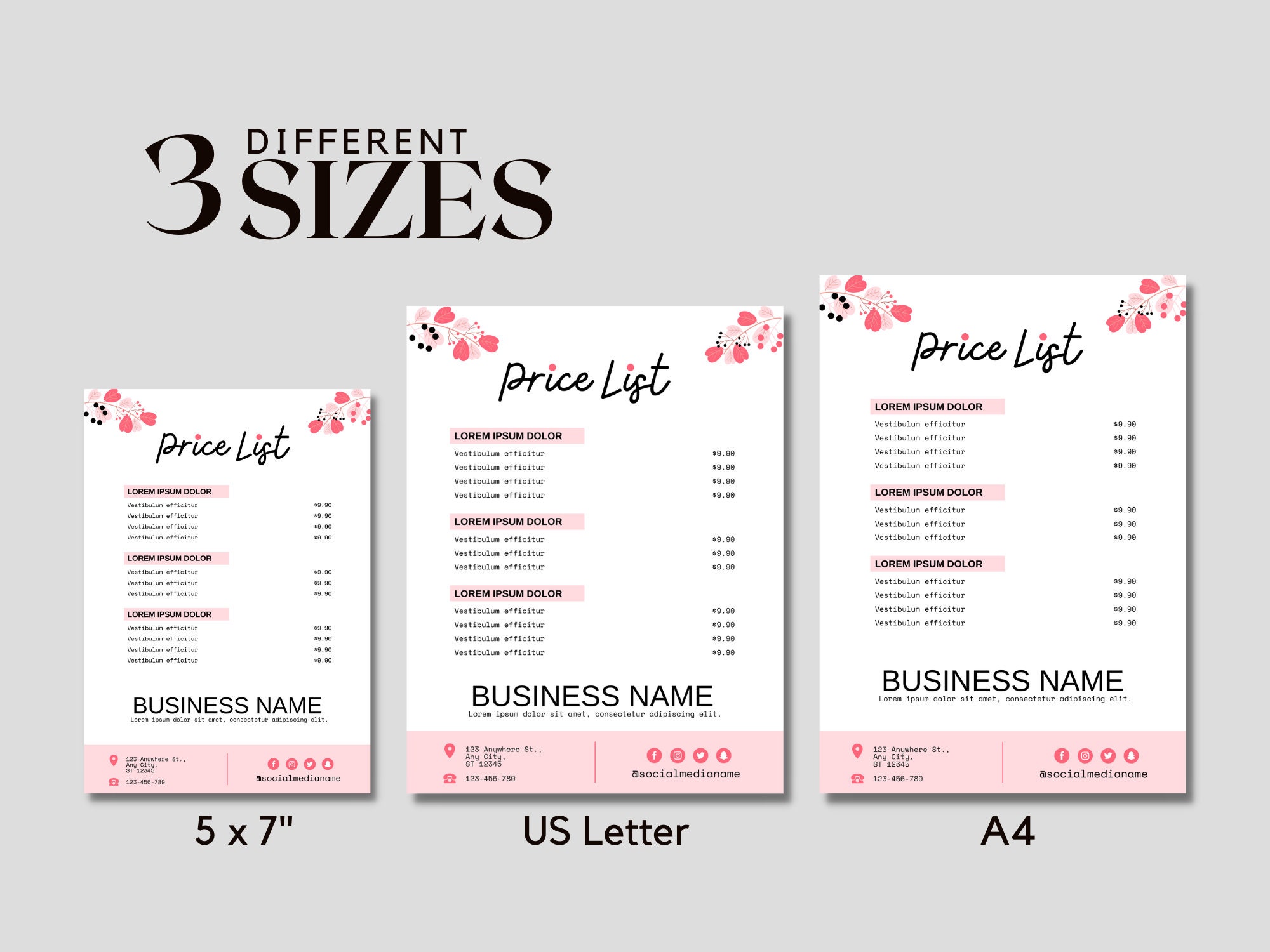 Printable Price List and Scan to Pay, Payment Sign, QR Code Sign ...