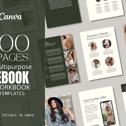 Editable Canva Ebook Template Ebook Creator Coaching Course - Etsy
