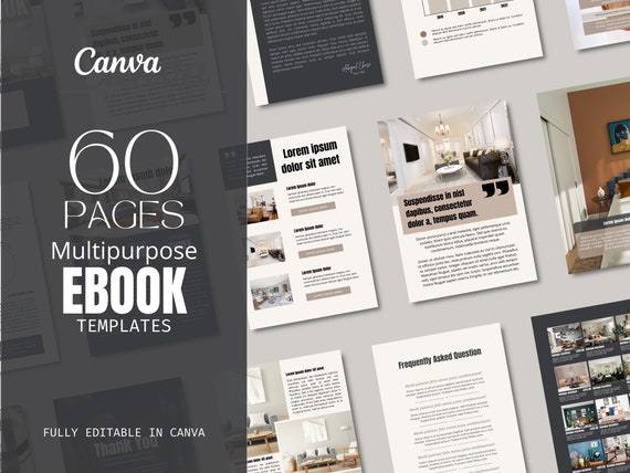 Editable Canva Ebook Template Ebook Creator Coaching Course - Etsy
