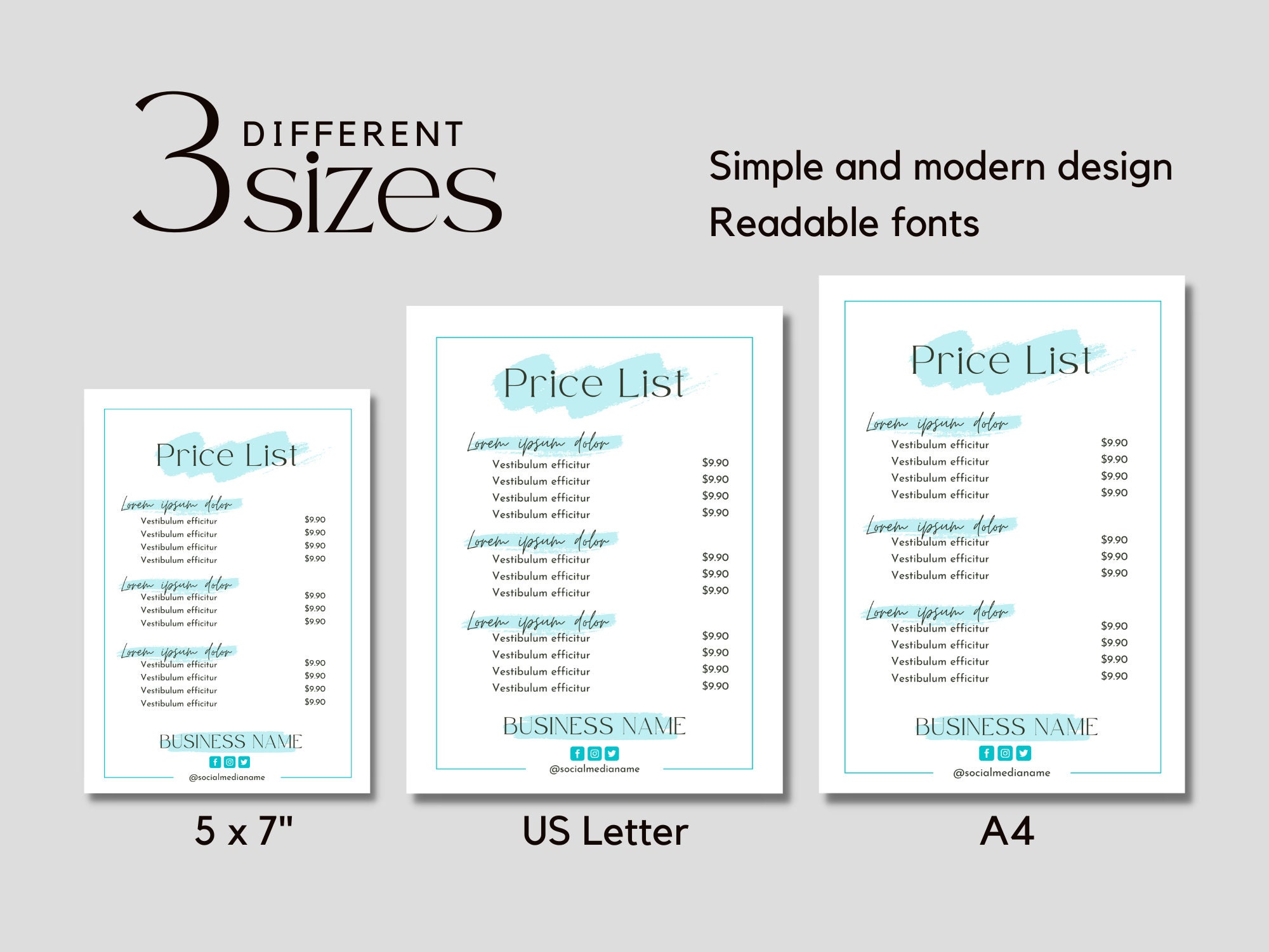 Printable Price List and Scan to Pay Payment Sign QR Code - Etsy