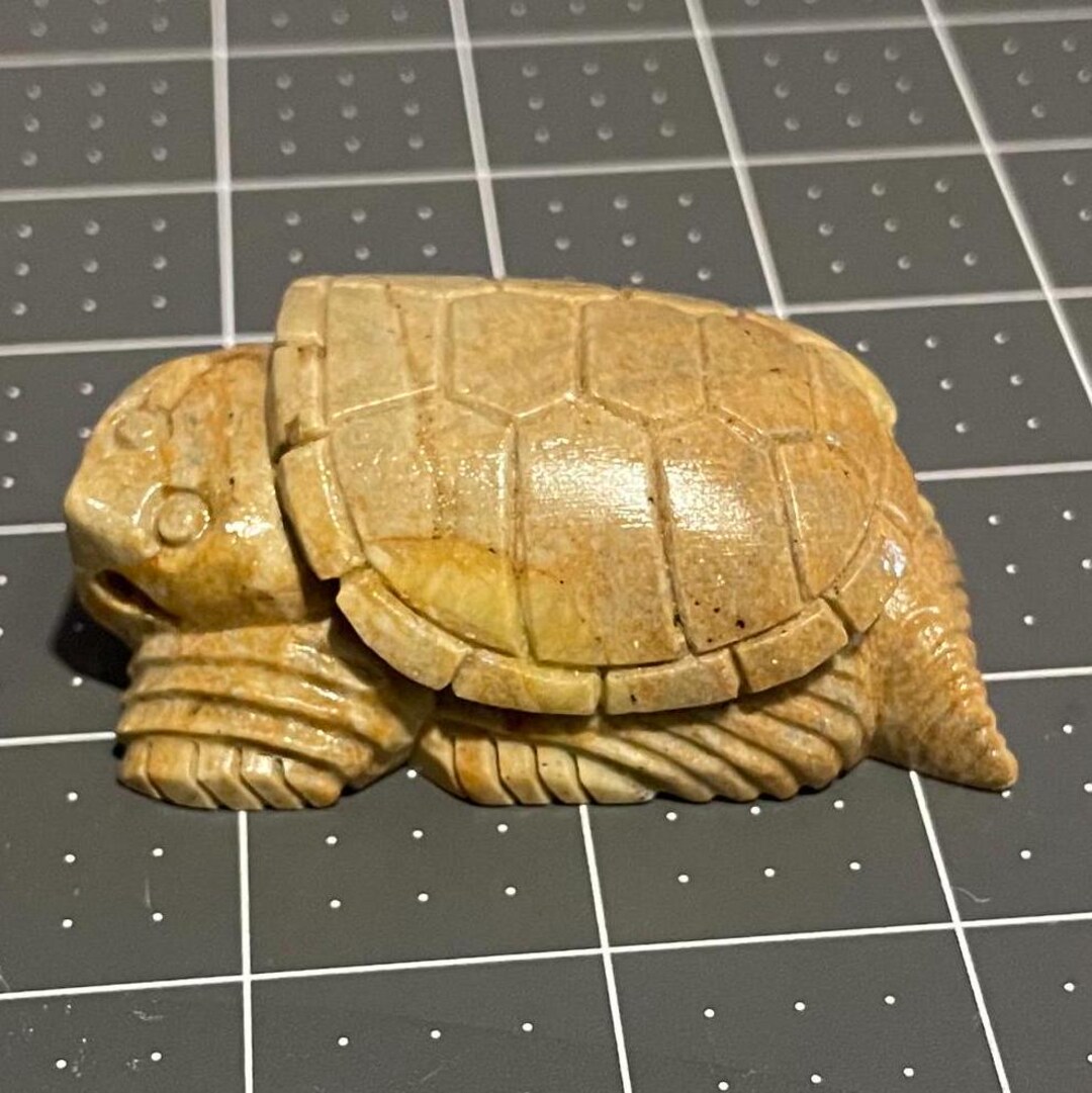 Hand-carved Soapstone Turtle – Haudenosaunee Art - Etsy