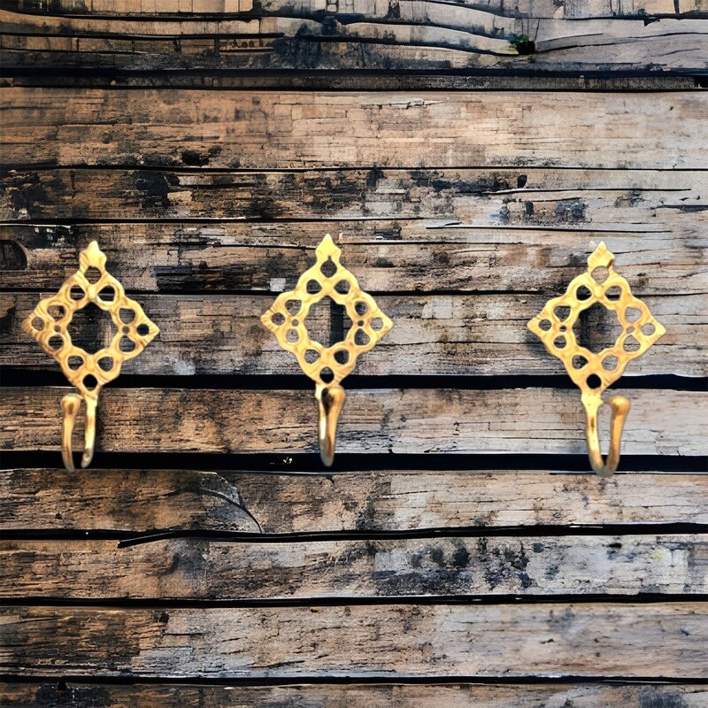 Brass Wall Hooks - Etsy