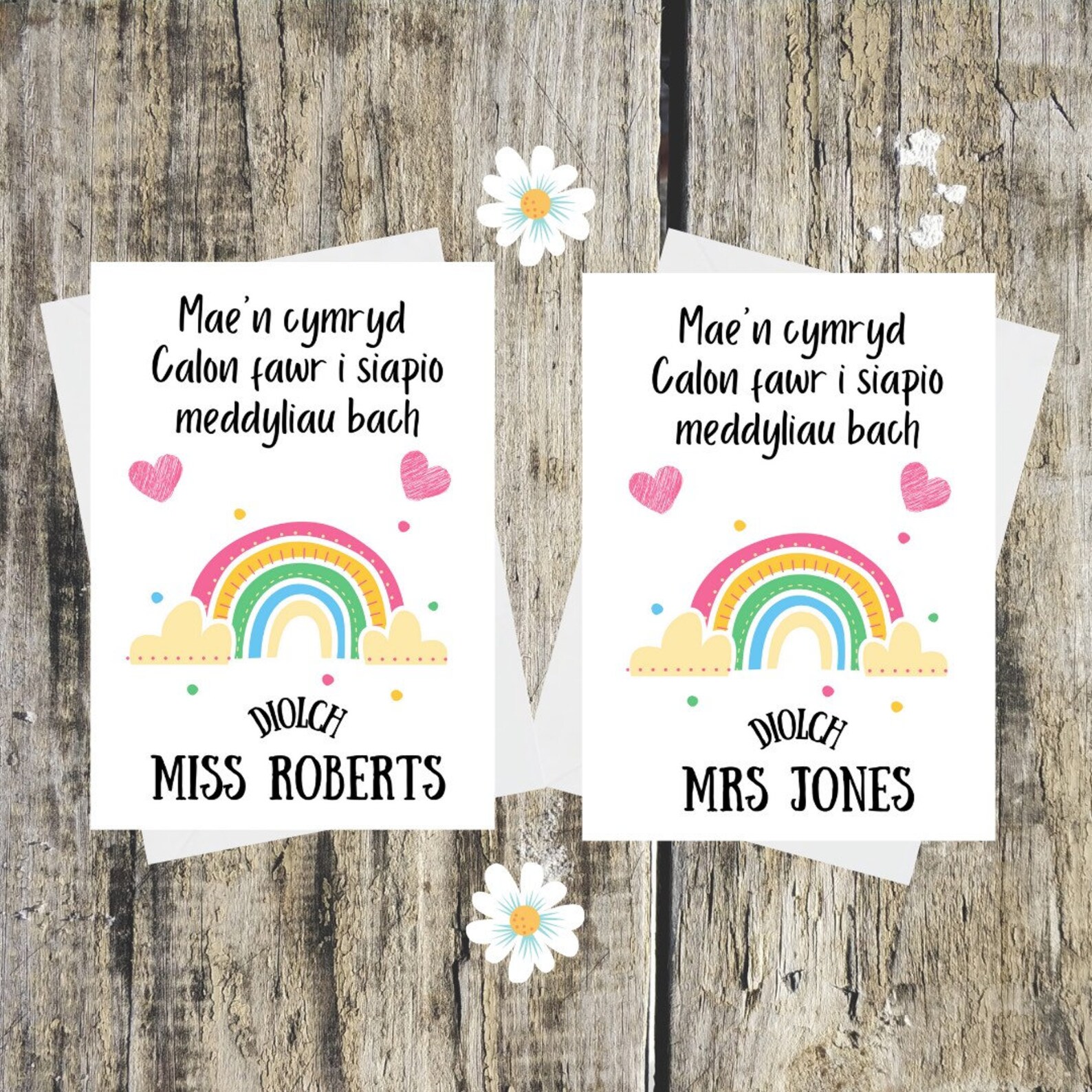 Diolch Athrawes Welsh Teacher Card Cerdyn Diolch Welsh - Etsy UK