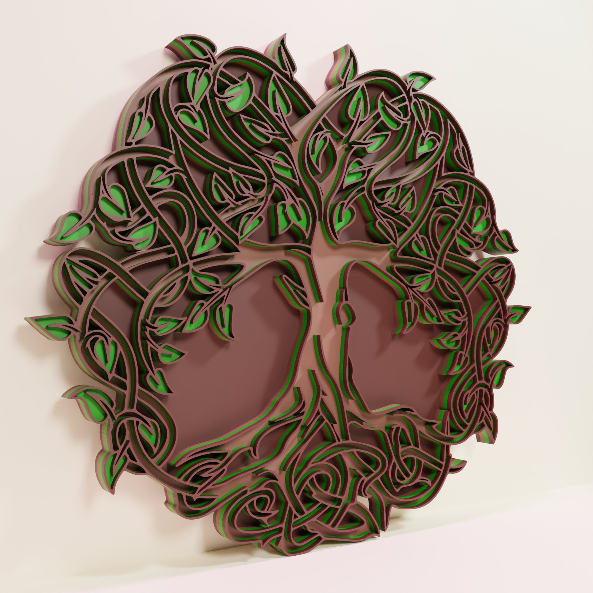 Life of Tree Multilayer SVG/ Life of Tree Cut File/ 3D Layer/ Plywood ...