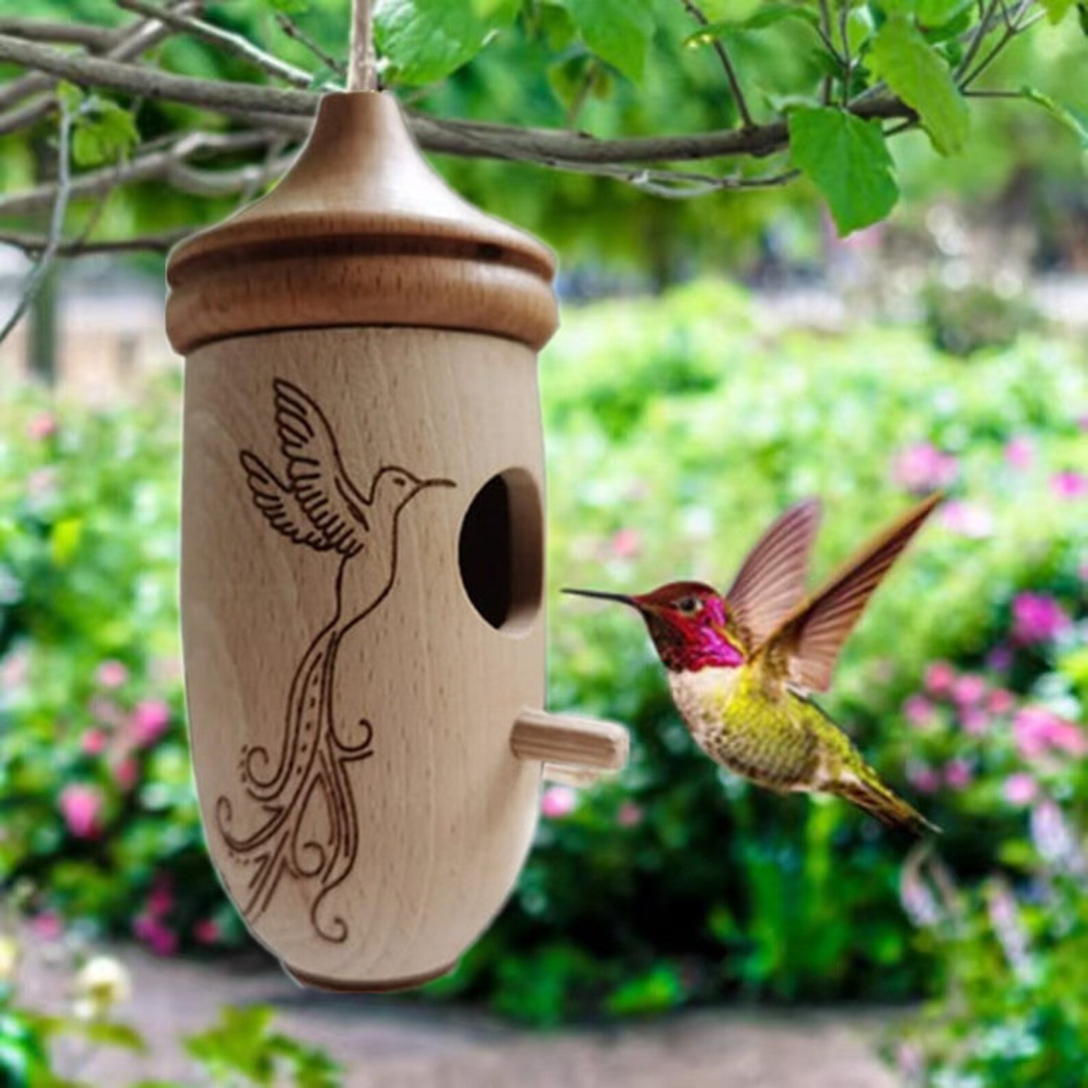 Hummingbird House/garden Decor/gifts for Bird - Etsy