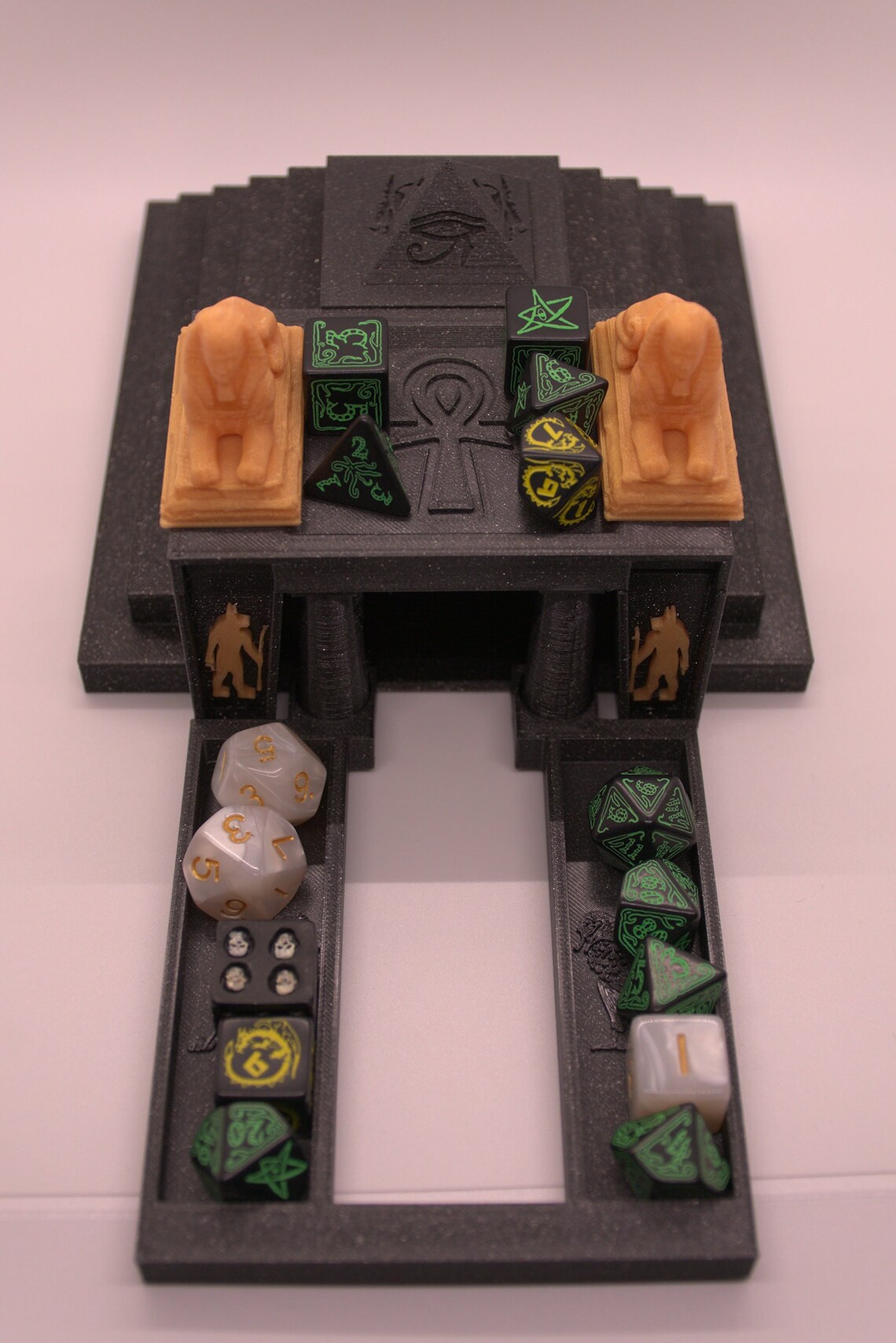 Egyptian Pyramid Dice Tower Tabletop Accessory Dungeons | Etsy