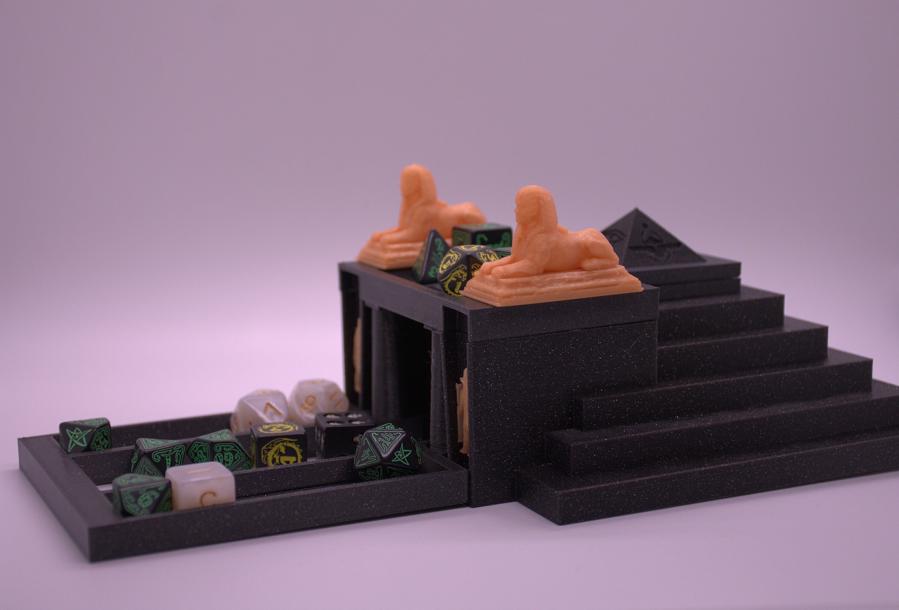 Egyptian Pyramid Dice Tower Tabletop Accessory Dungeons | Etsy