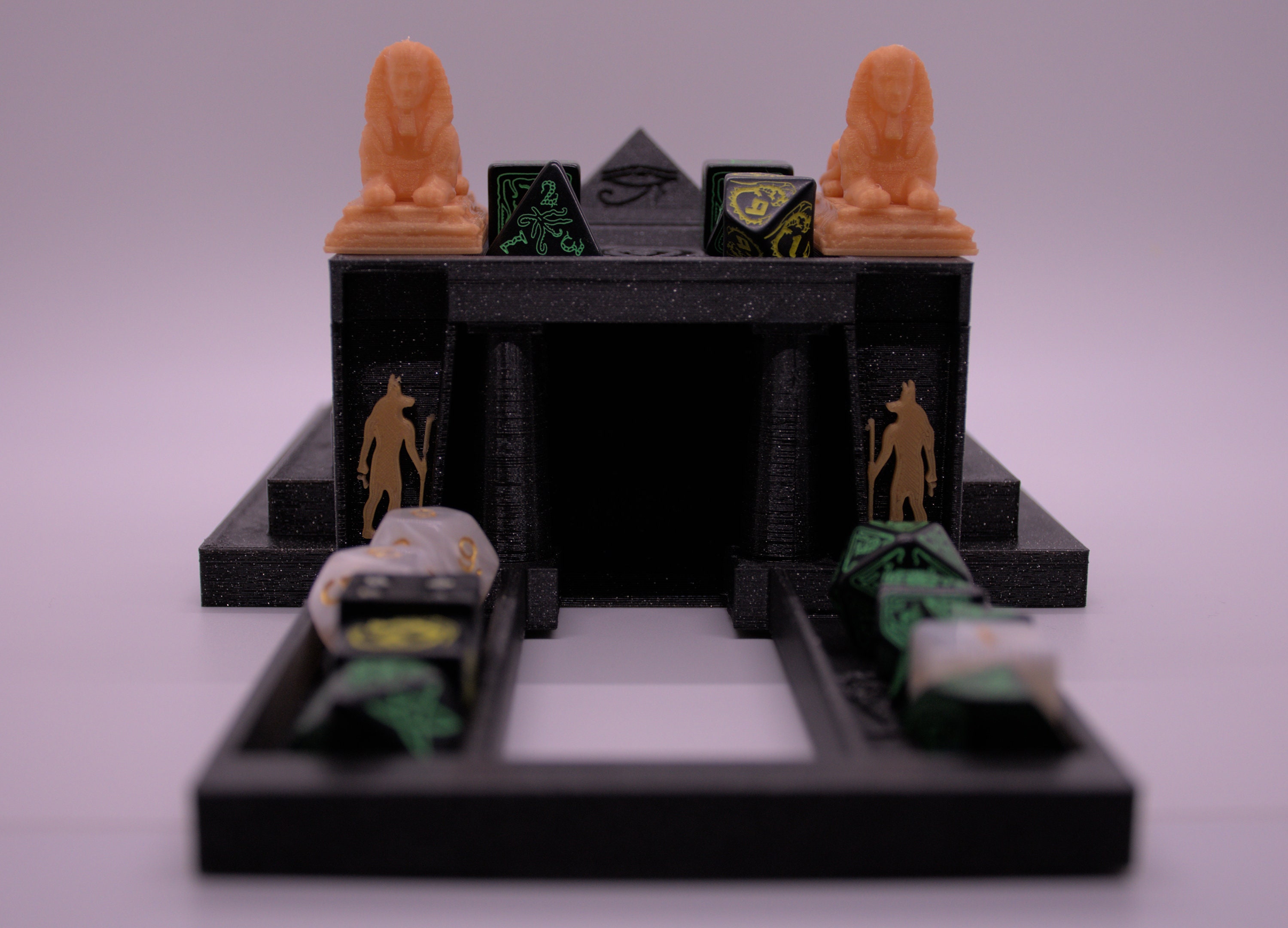 Egyptian Pyramid Dice Tower Tabletop Accessory Dungeons | Etsy