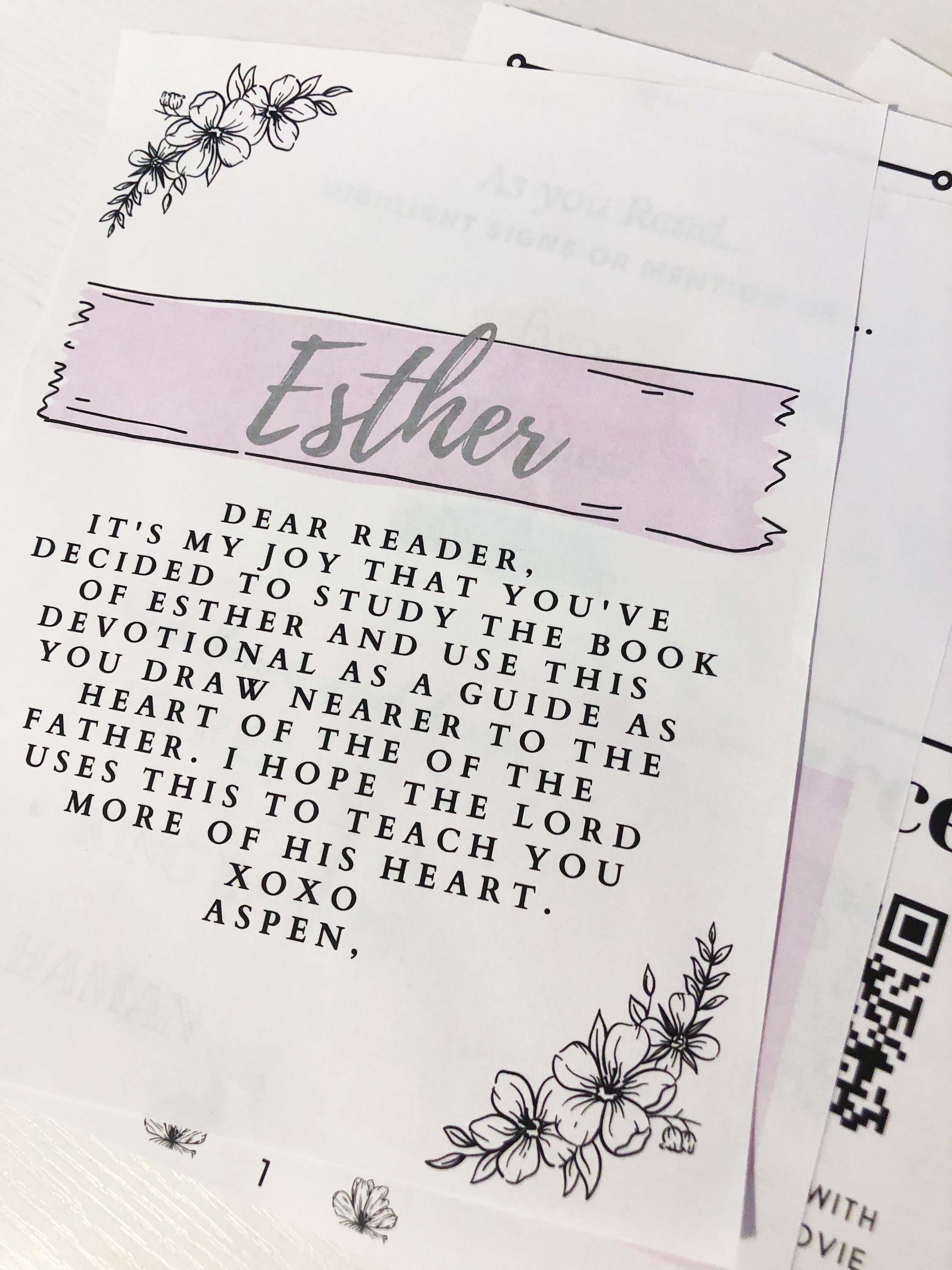 Esther Devotional | Etsy