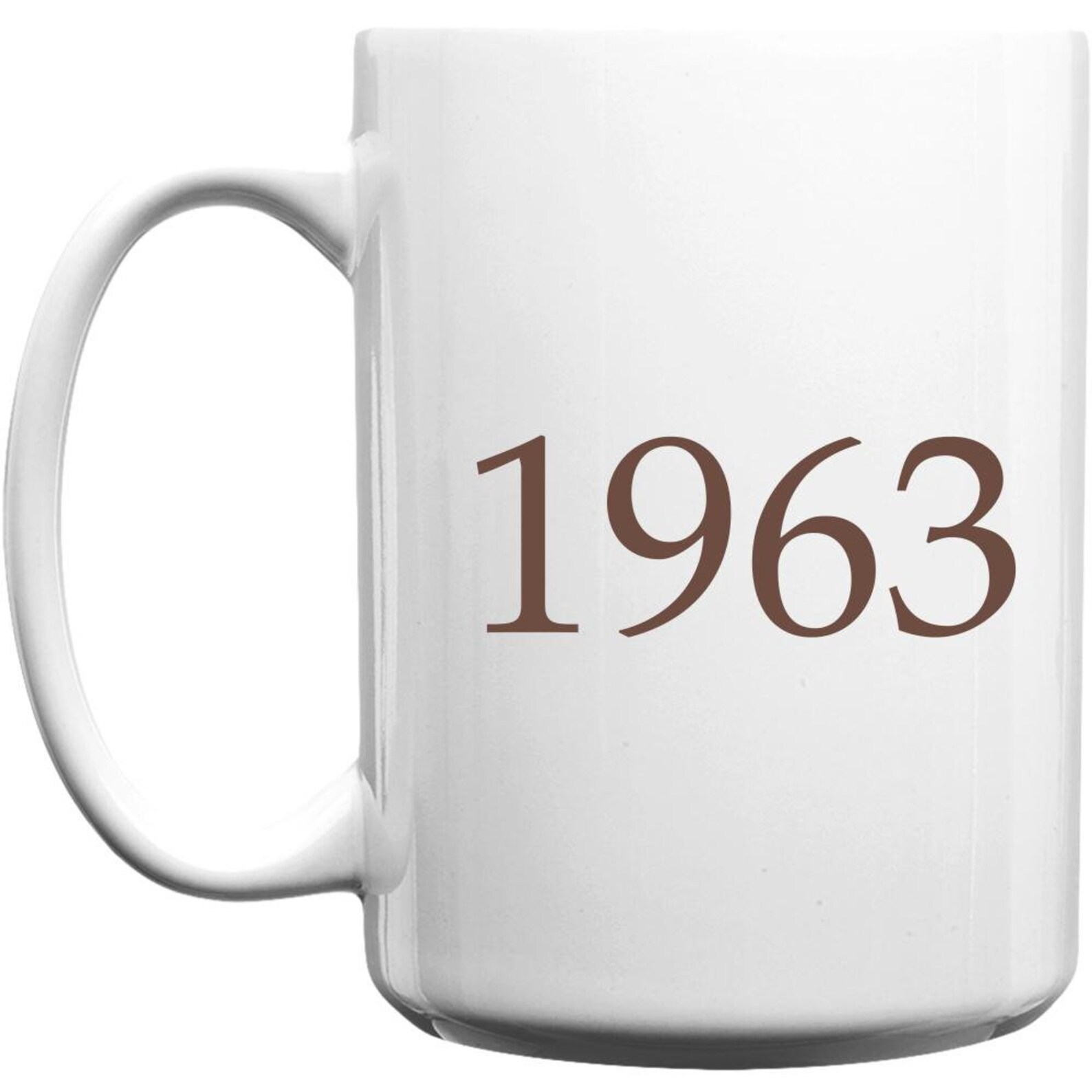 Large 1963 Coffee Mug - White - Etsy