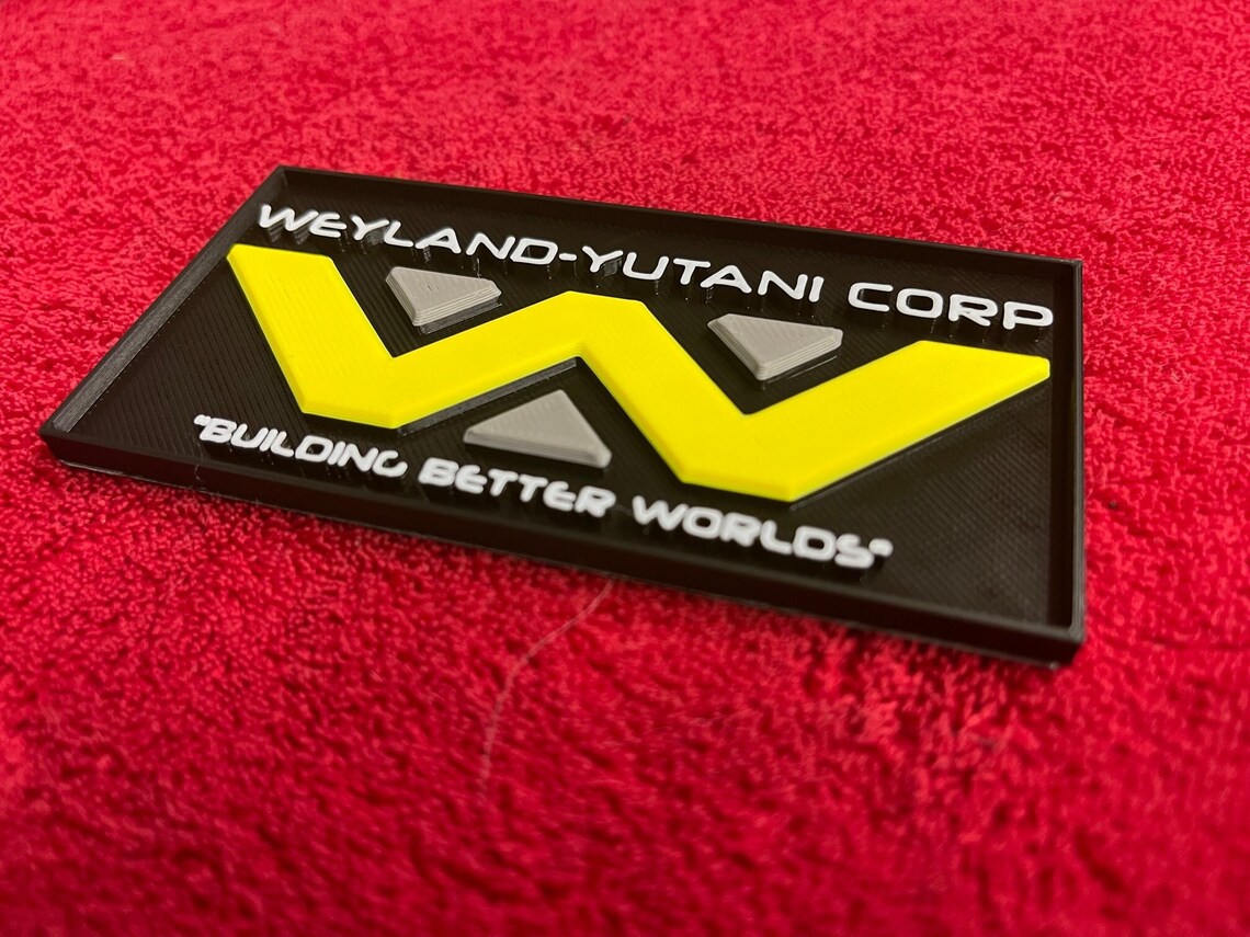 Weyland Yutani Corporation 3D Printed Badge Logo - Etsy