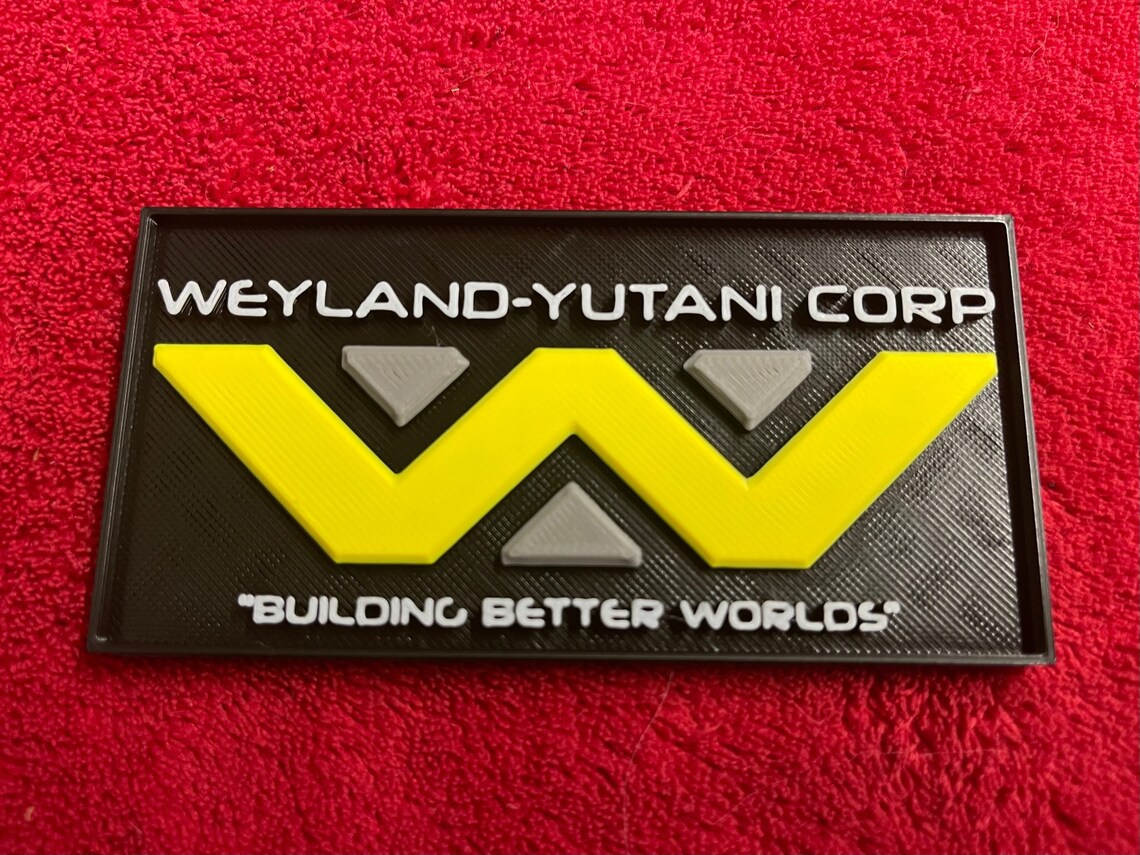 Weyland Yutani Corporation 3D Printed Badge Logo - Etsy