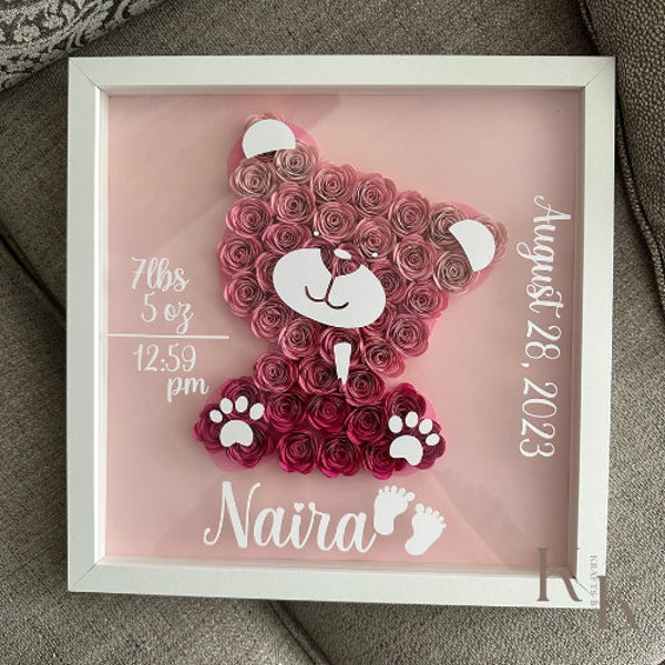 Baby Shadow Box - Etsy