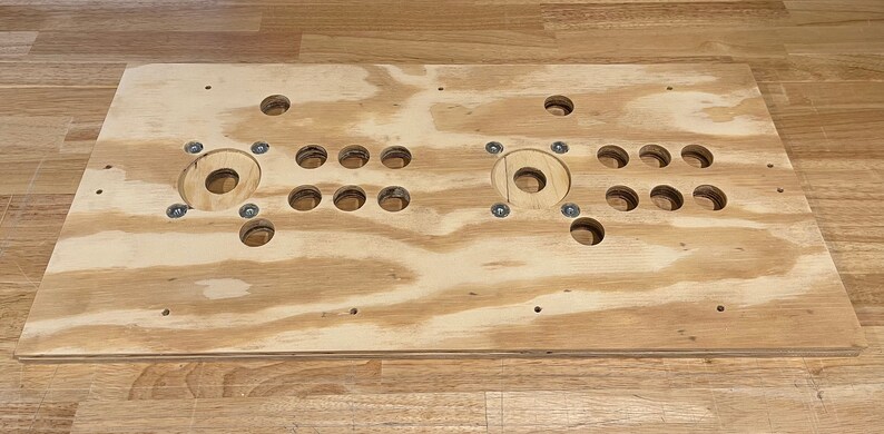 Mortal Kombat Style 7 Button Wood Control Panel - Etsy