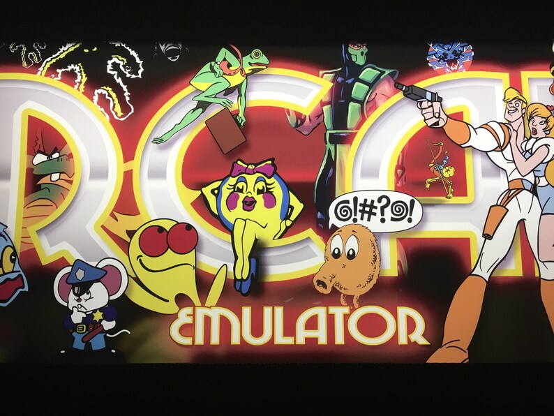 Arcade Emulator Marquee - Etsy